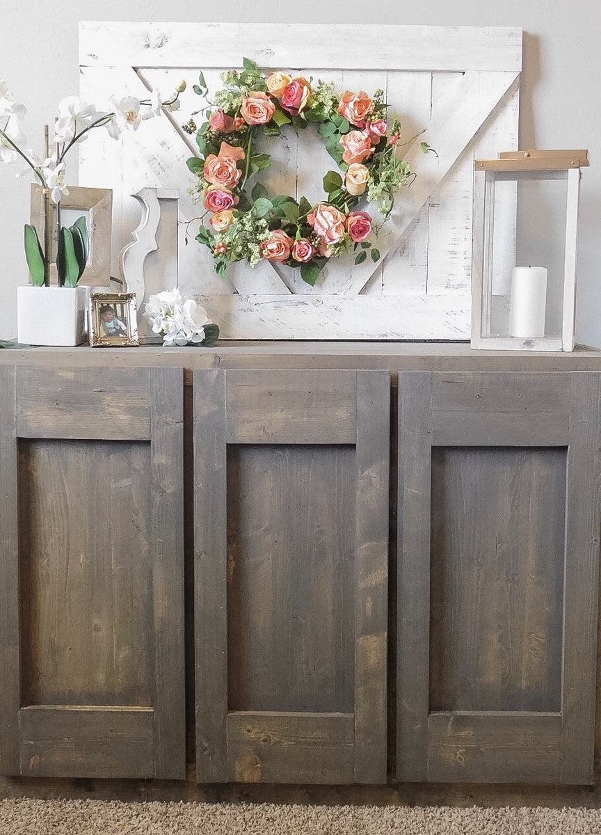 Rustic Farmhouse V Wall Decor Tutorial – Handmade Haven