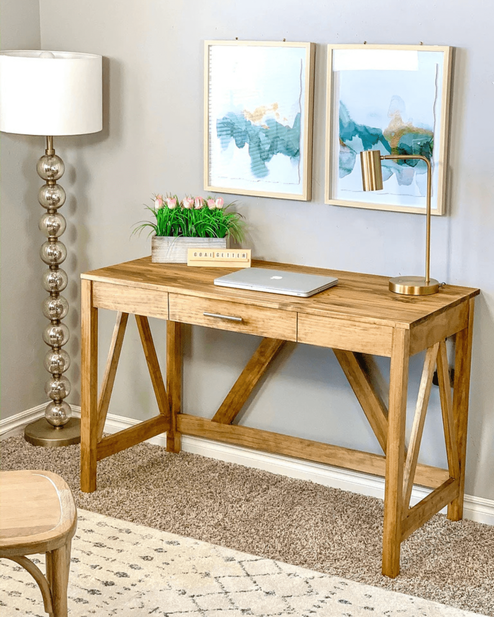 Handmade haven l shaped desk store