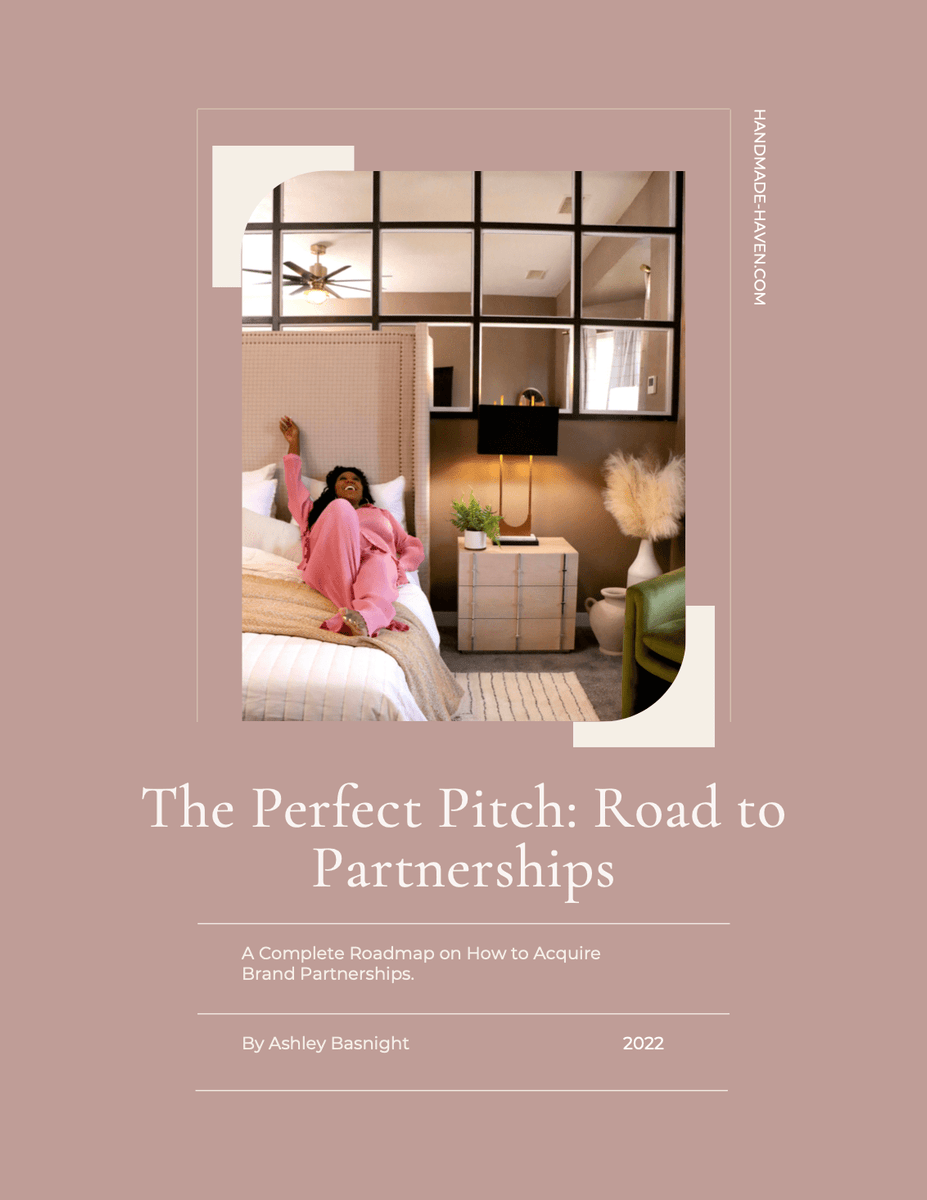 The Perfect Pitch: Road to Partnerships E-Book – Handmade Haven